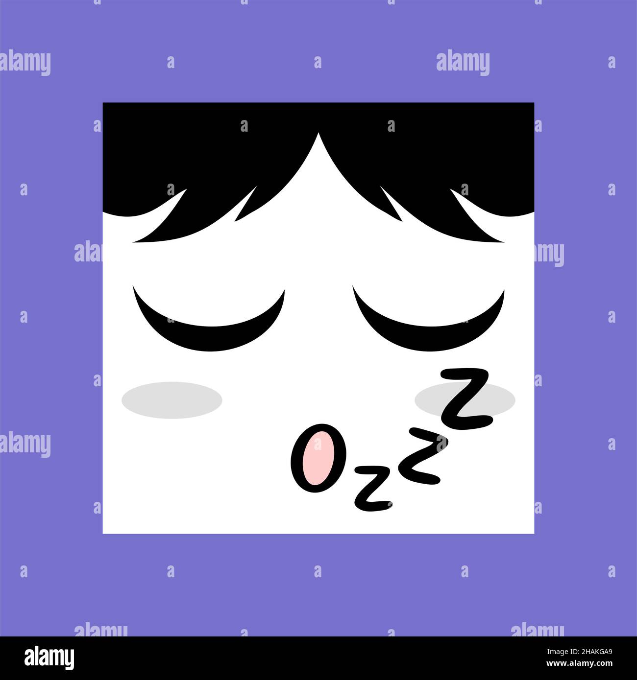 Sleeping face emoji hi-res stock photography and images - Alamy