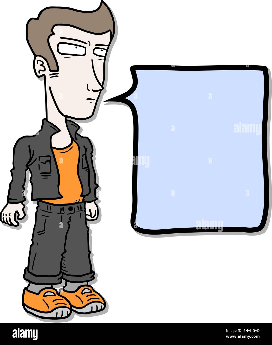 man comic talking draw Stock Vector Image & Art - Alamy