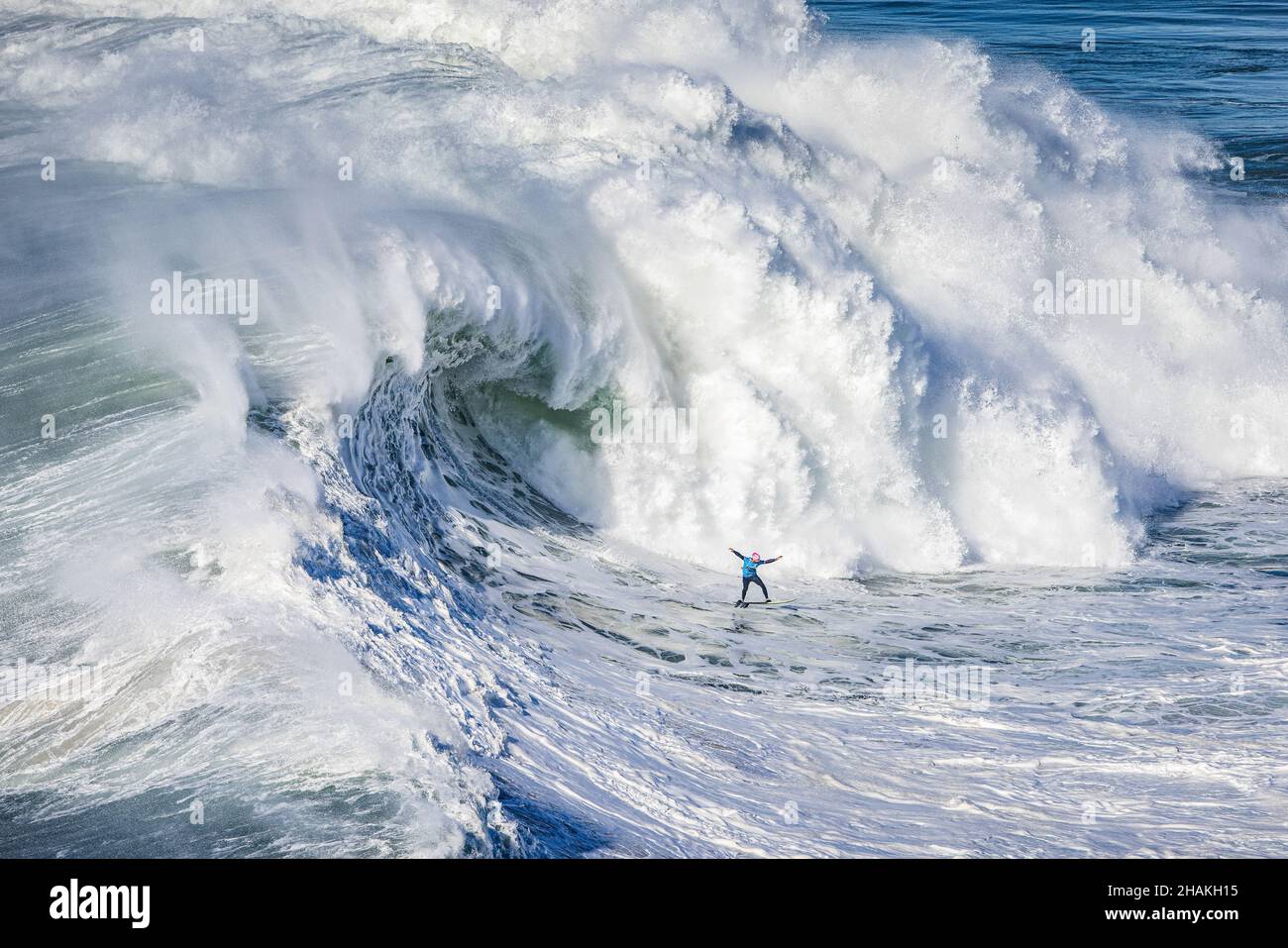 The Italian surfer, Francisco Porcella, rides a wave during the TUDOR ...