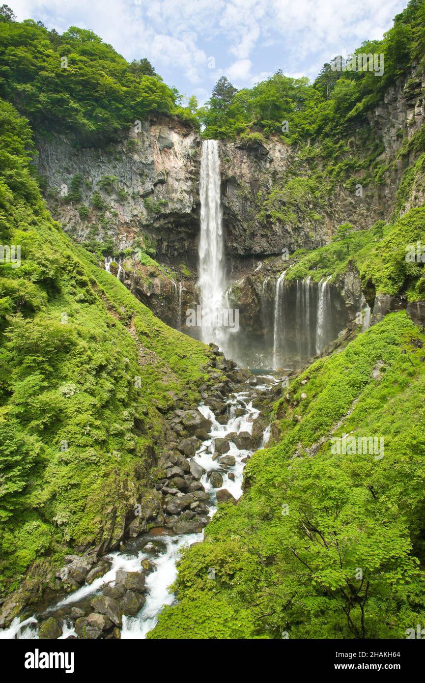 Kegon waterfall in Nikko in Tochigi Prefecture, Japan Stock Photo - Alamy