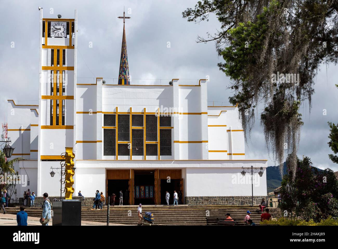 Sonson, Antioquia / Colombia - November 19, 2021. Cathedral of Our Lady ...