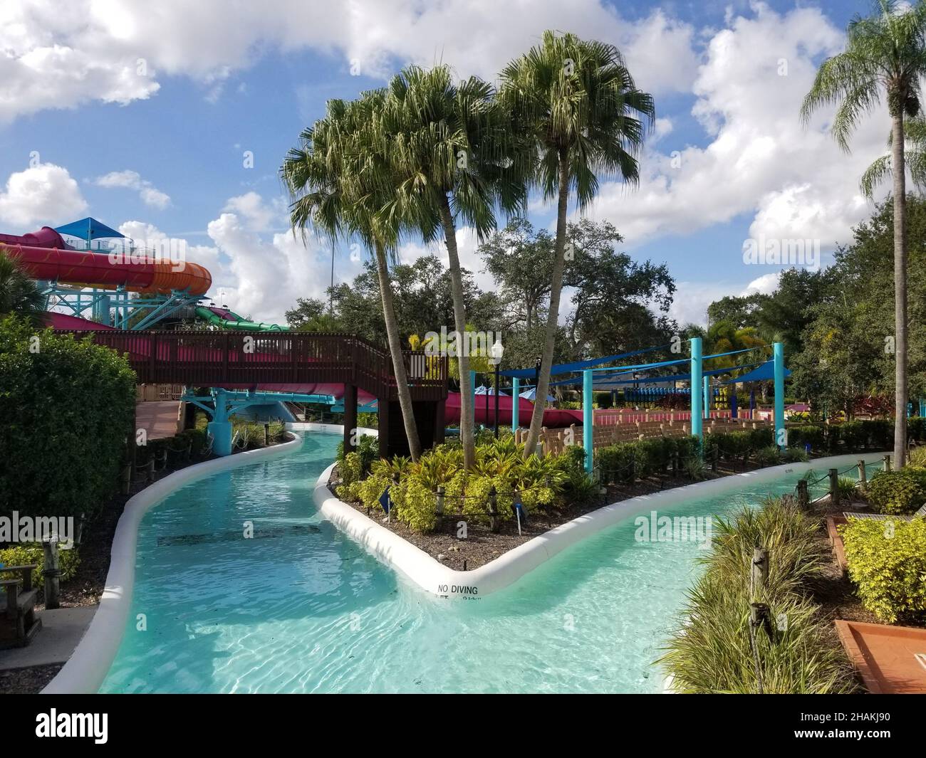 Tampa, Florida, U.S.A - November 4, 2021 - The colorful landscape and ...