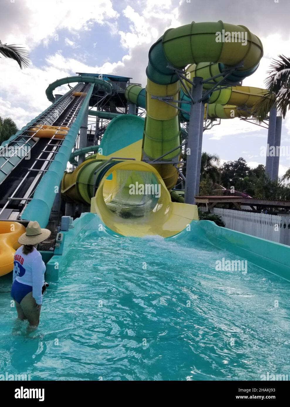 Tampa, Florida, U.S.A - November 4, 2021 - The water rides at Adventure ...