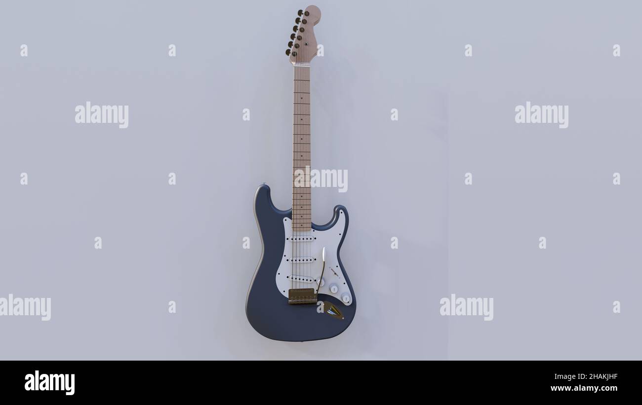 Detail of full body guitar fret strings bridge pins cap neck pegs cap ...