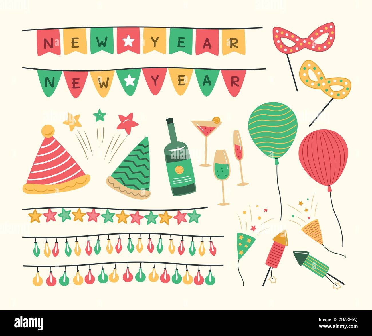 Party elements hi-res stock photography and images - Alamy