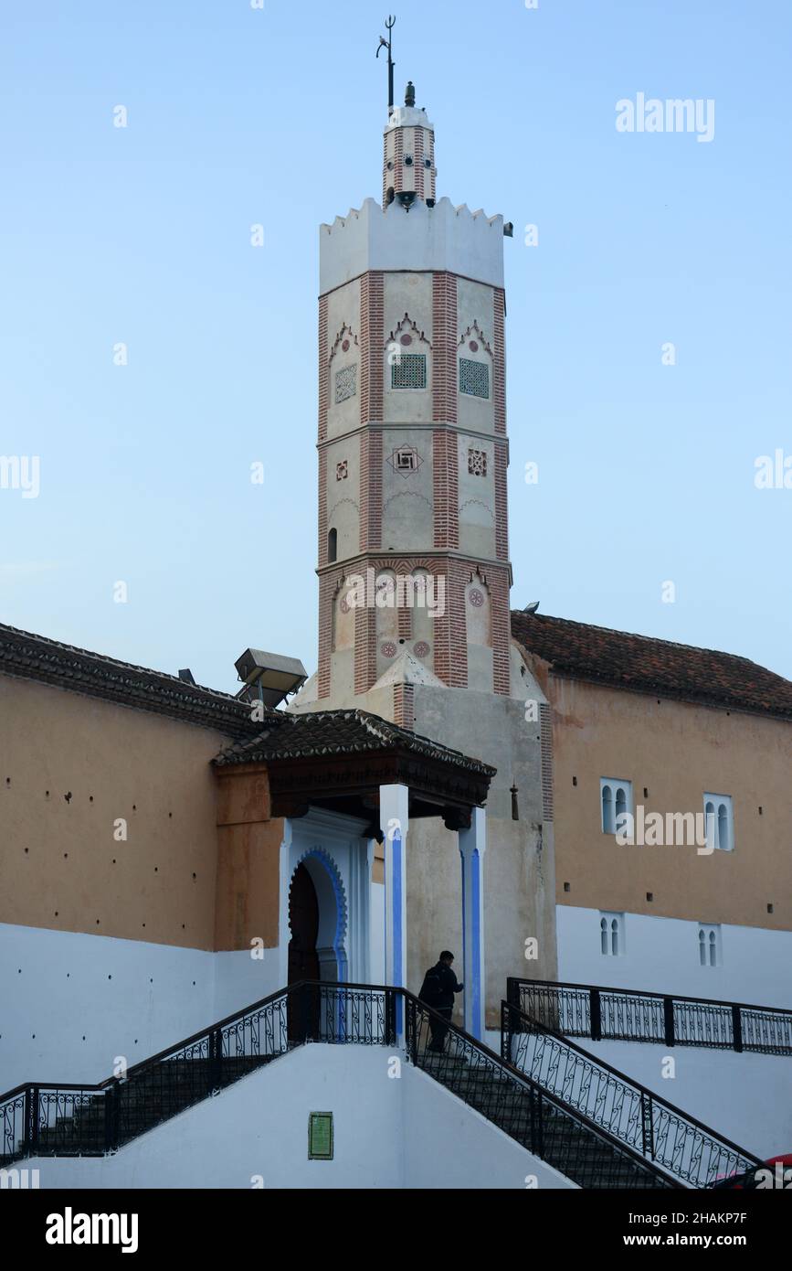 Grand Mosque of Chefchaouen, Morocco Stock Photo - Alamy