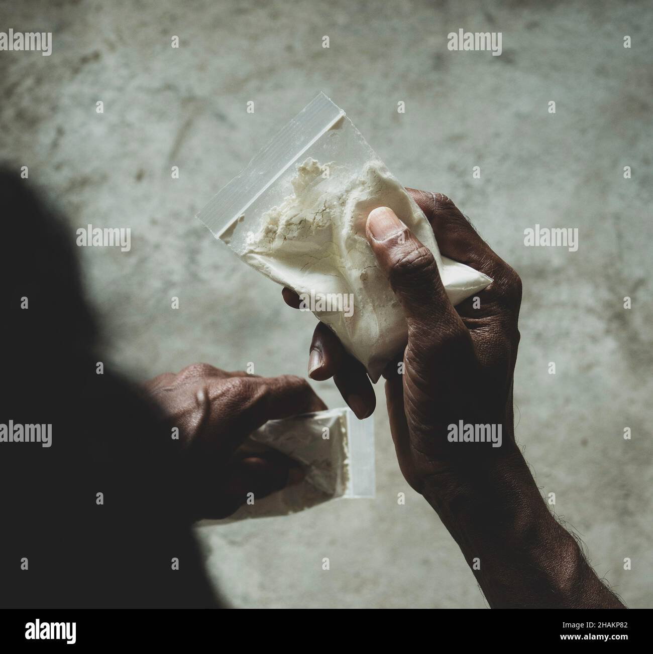 With drugs in hand hi-res stock photography and images - Alamy