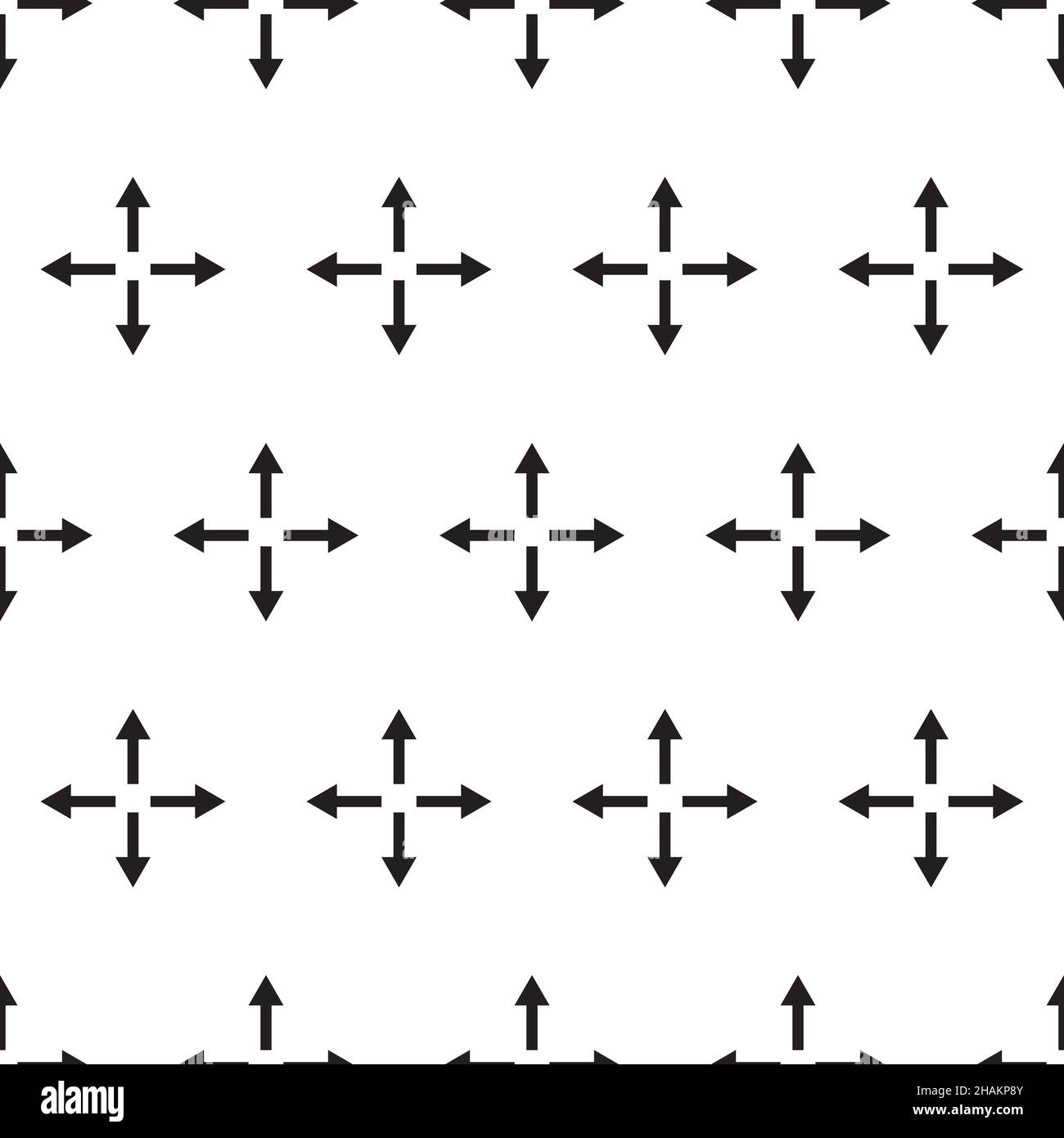 Seamless abstract geometric arrow pattern. Vector Stock Vector Image & Art - Alamy