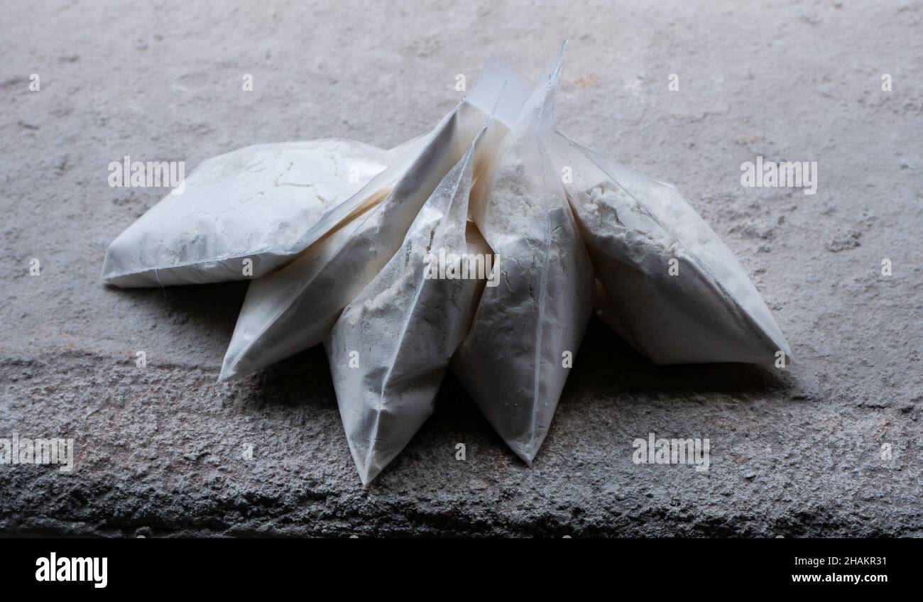 Close up of Heroin drugs on background Stock Photo - Alamy