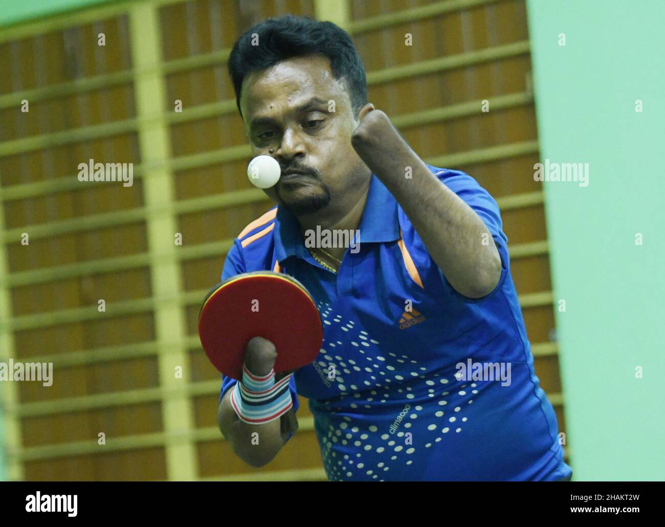 Kajol Dey, a 49-year disabled table tennis player and coach getting ...