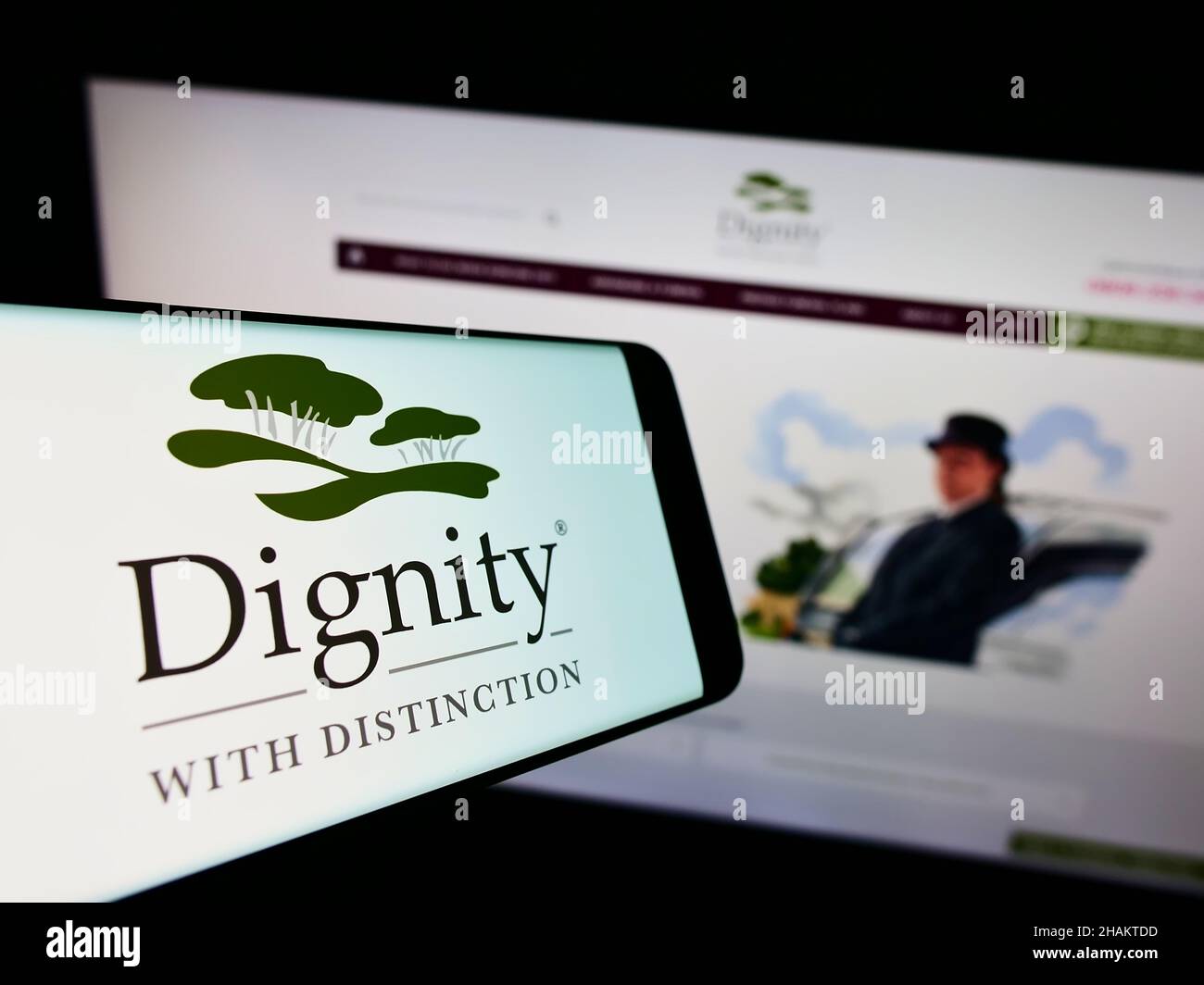 Funeral business dignity logo hi-res stock photography and images - Alamy