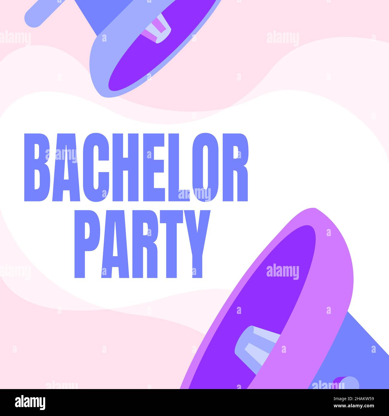 Hand writing sign Bachelor Party. Concept meaning Party given for a man ...