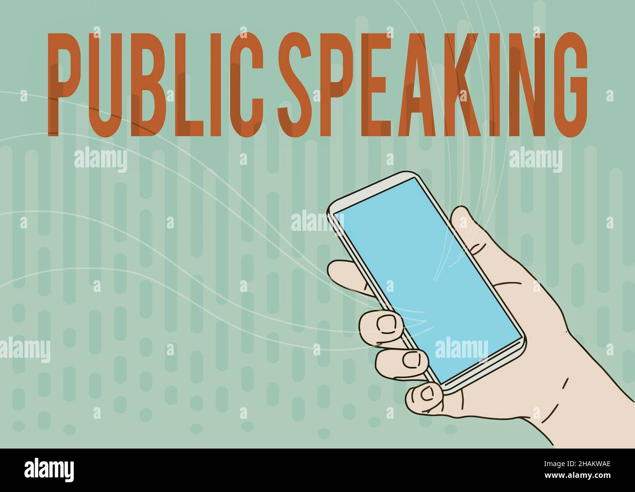Hand writing sign Public Speaking. Business approach talking showing ...