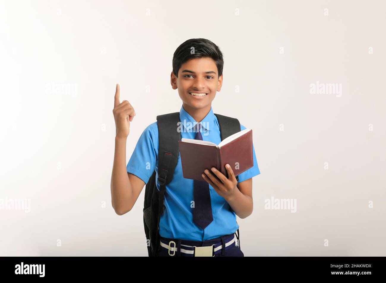 Indian school boy in uniform hi-res stock photography and images - Alamy