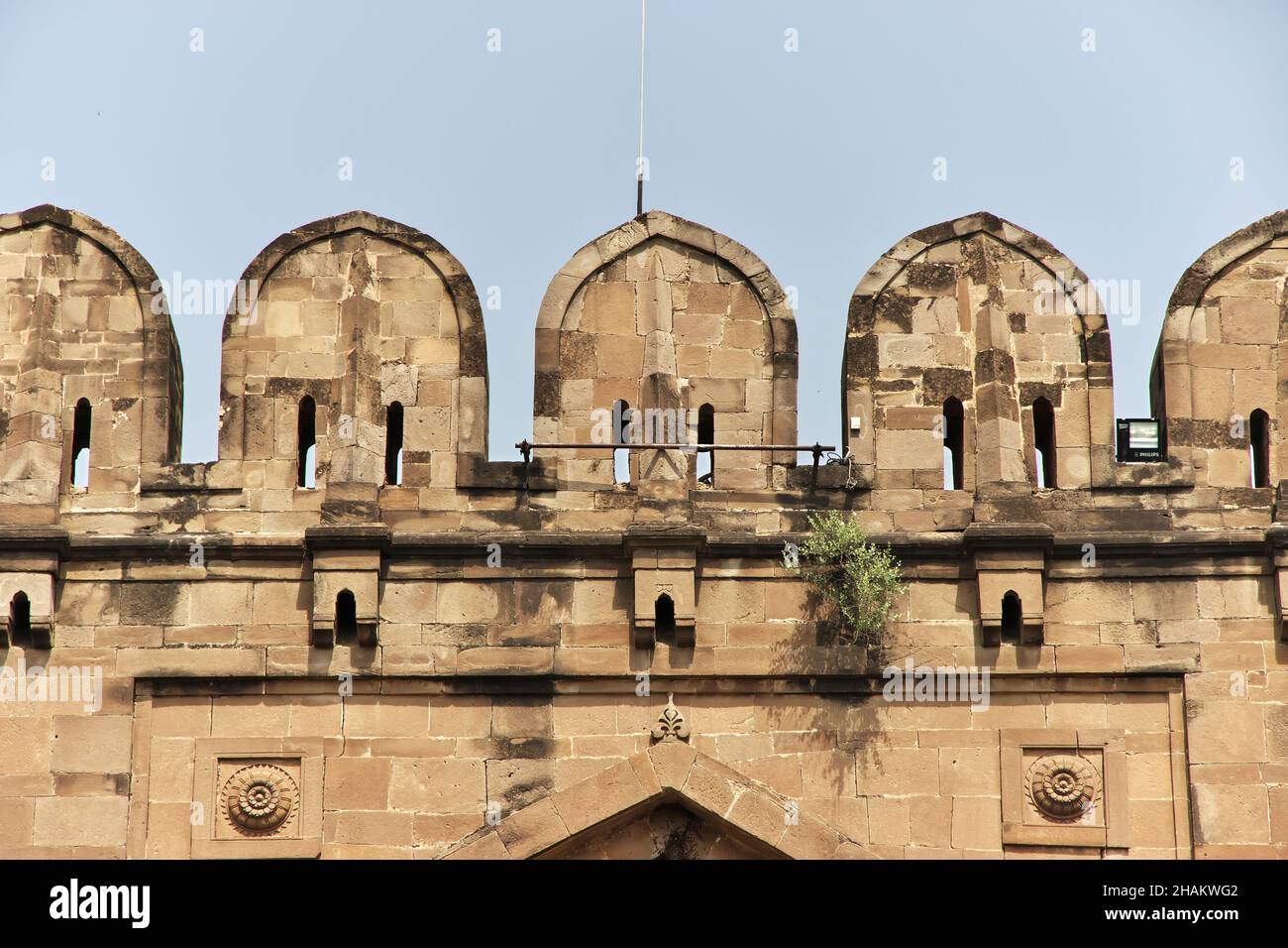 Rohtas Fort, Qila Rohtas fortress in province of Punjab, Pakistan Stock ...