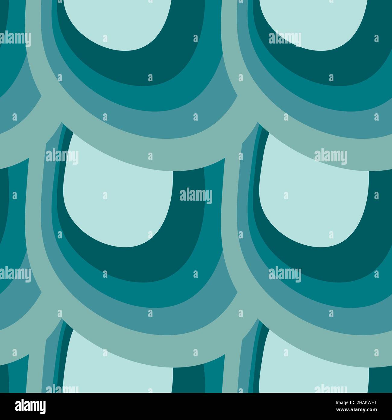 Illustration A seamless pattern on a square background - the scales of ...