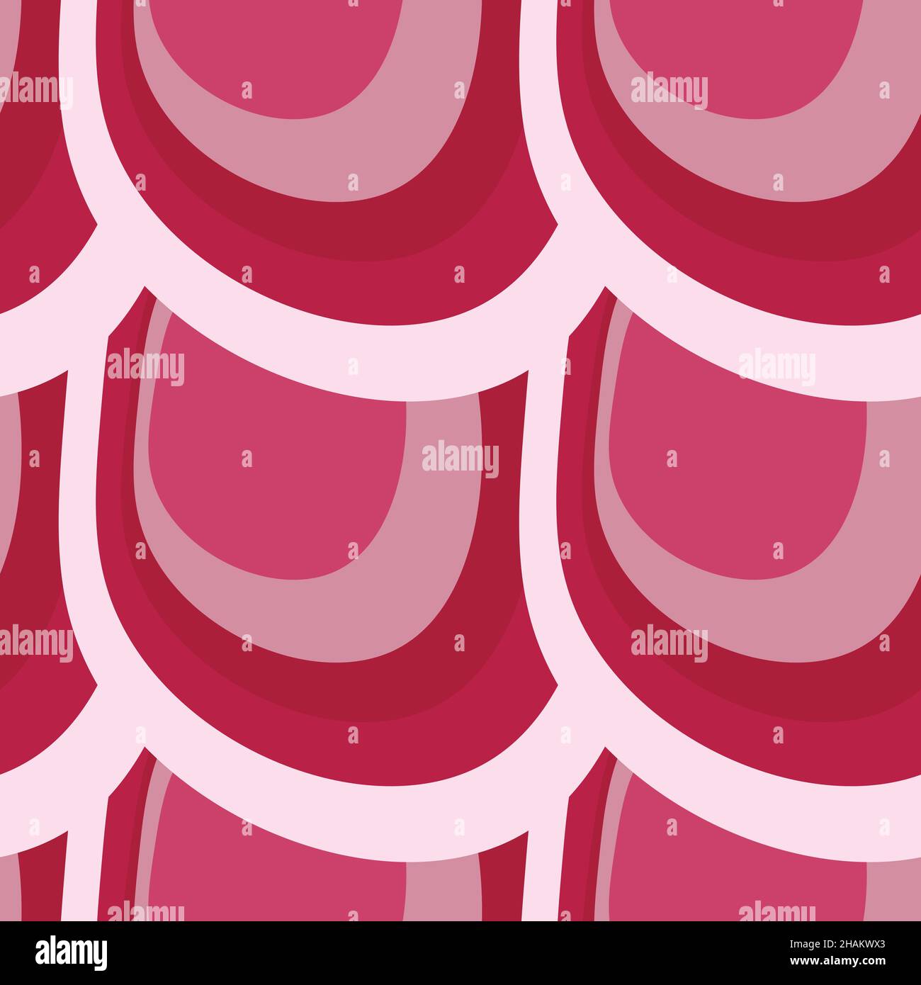 Illustration A seamless pattern on a square background - the scales of ...