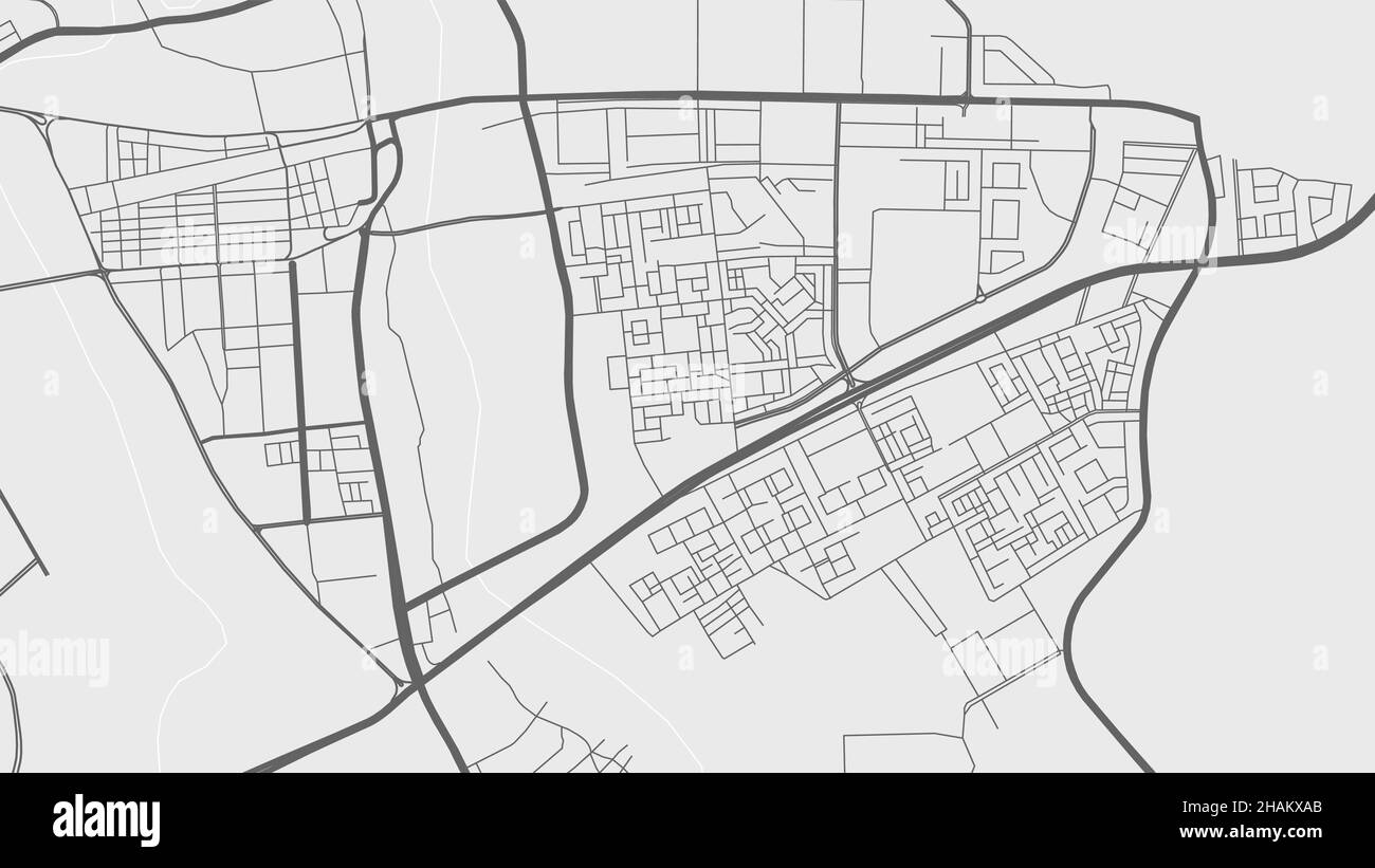 Urban city map of Khamis Mushait. Vector illustration, Khamis Mushait ...