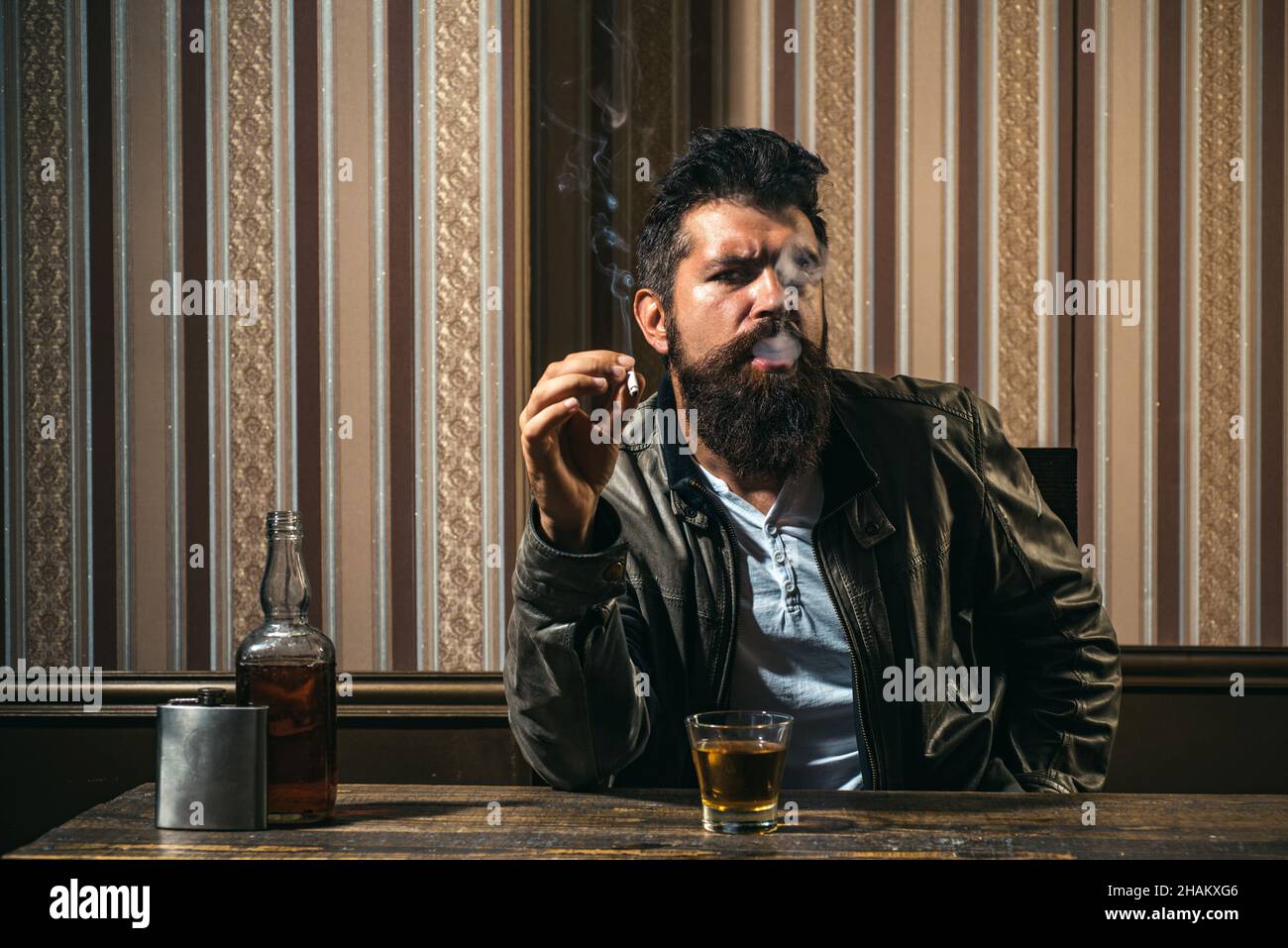 Drinking brandy hi-res stock photography and images - Alamy