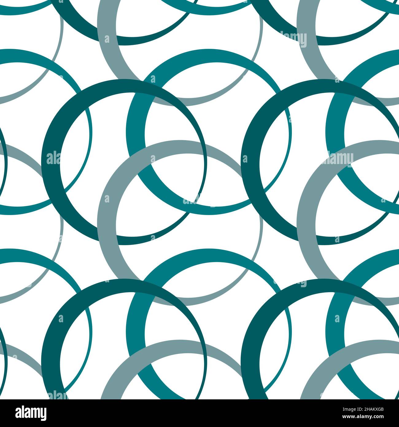 Illustration Seamless pattern on a square background - rings are ...