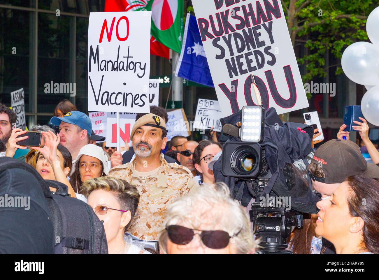 The World Wide Freedom Day Rally, held in Sydney, Australia on 20 ...