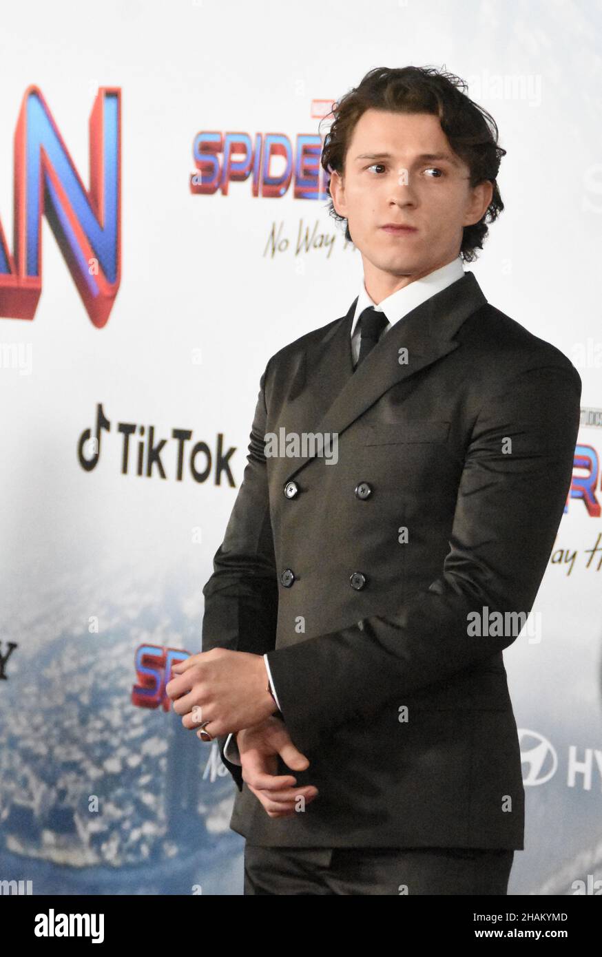 Los Angeles, California, USA 13th December 2021 Actor Tom Holland ...