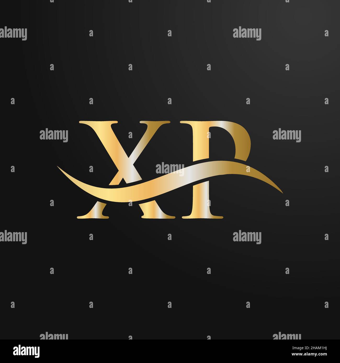 Letter XP Logo Design Template. XP, X P Letter Logo Modern, Flat ...