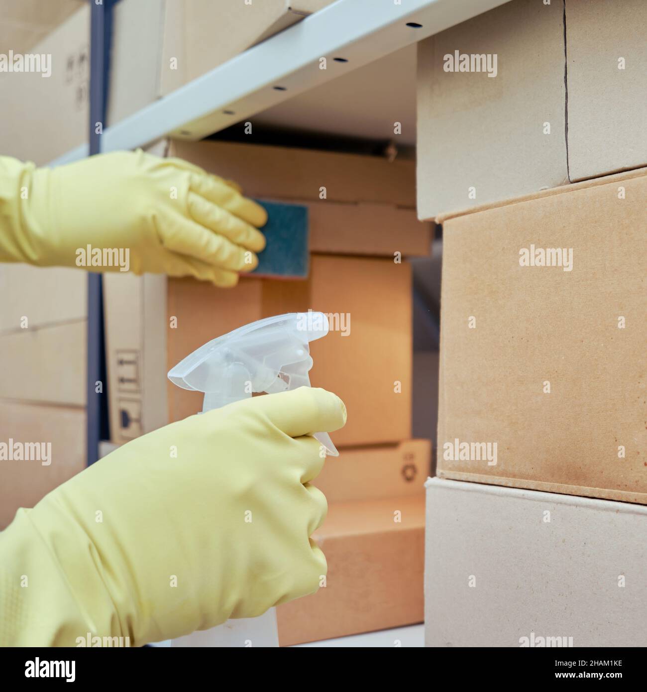 Disinfection boxes hi-res stock photography and images - Alamy