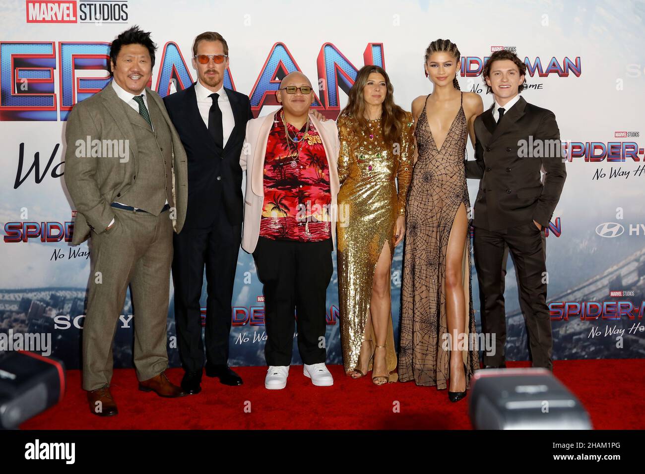 Los Angeles, USA. 13th Dec, 2021. Benedict Wong, Benedict Cumberbatch ...