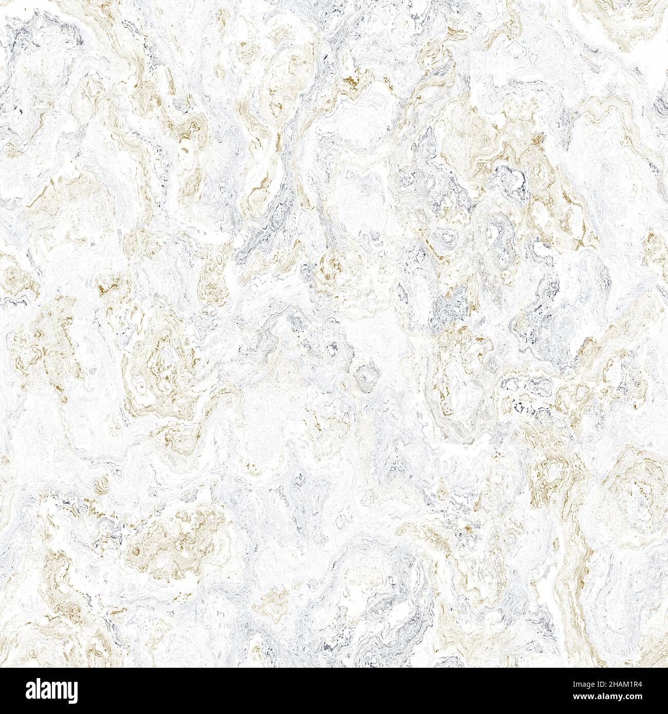 White tonal marbled seamless texture. Irregular pale ink blotch paint ...