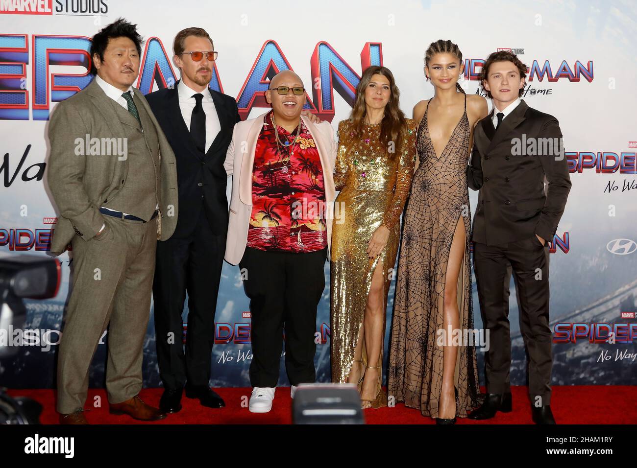 Los Angeles, USA. 13th Dec, 2021. Benedict Wong, Benedict Cumberbatch ...