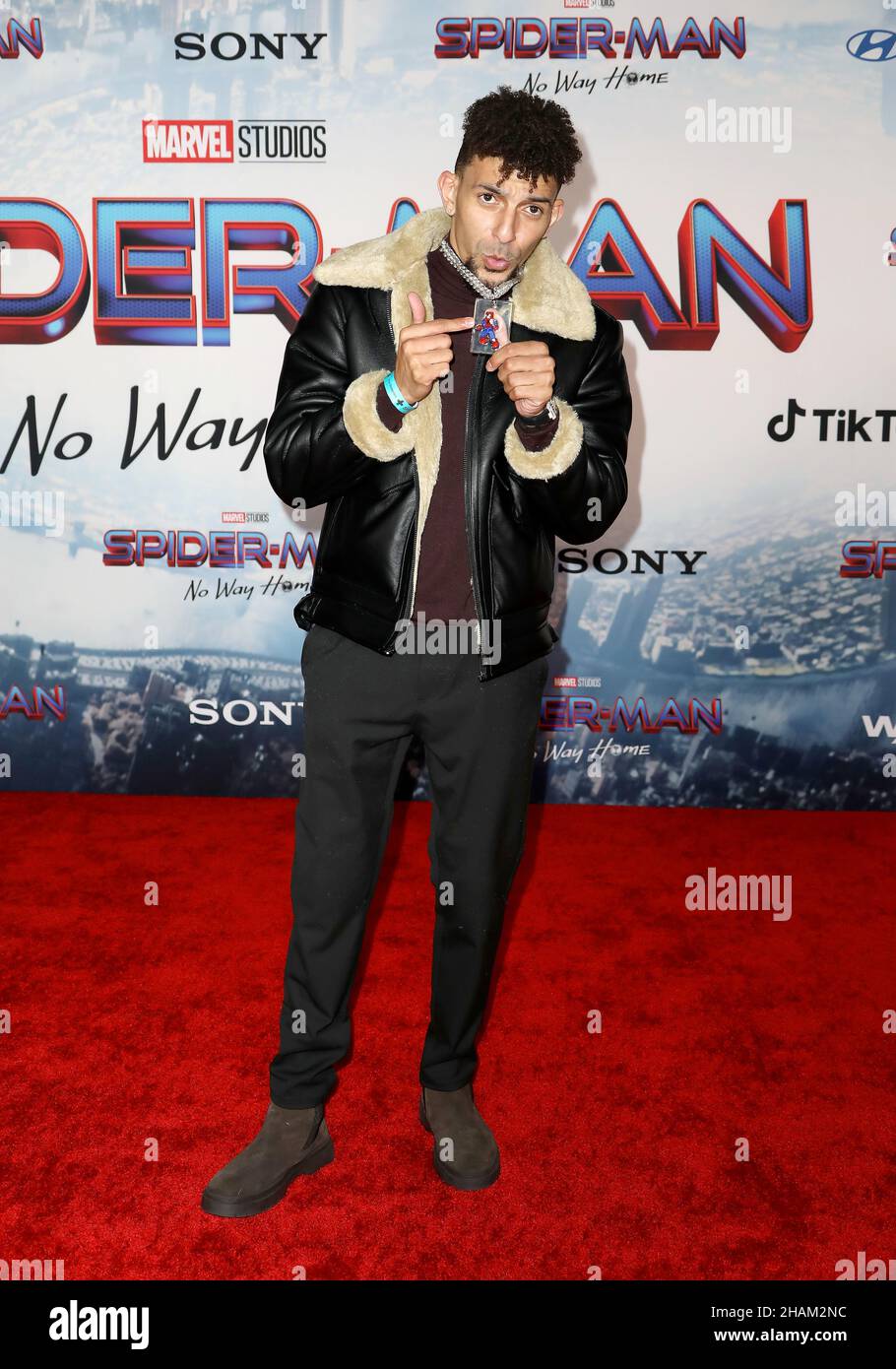 Khleo Thomas at the Sony Pictures' "Spider-Man: No Way Home" Los ...