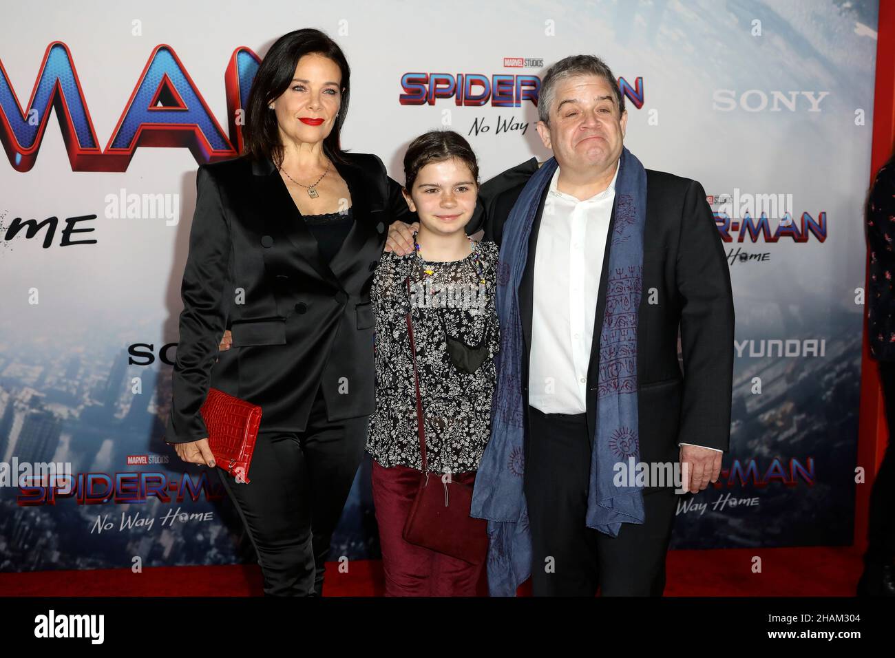 Meredith Salenger, Alice Rigney Oswalt and Patton Oswalt at the Sony ...