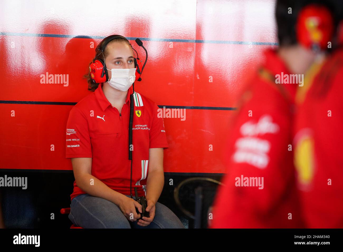 Maya Weug, Scuderia Ferrari Driver Academy, portrait, during the 2021 ...
