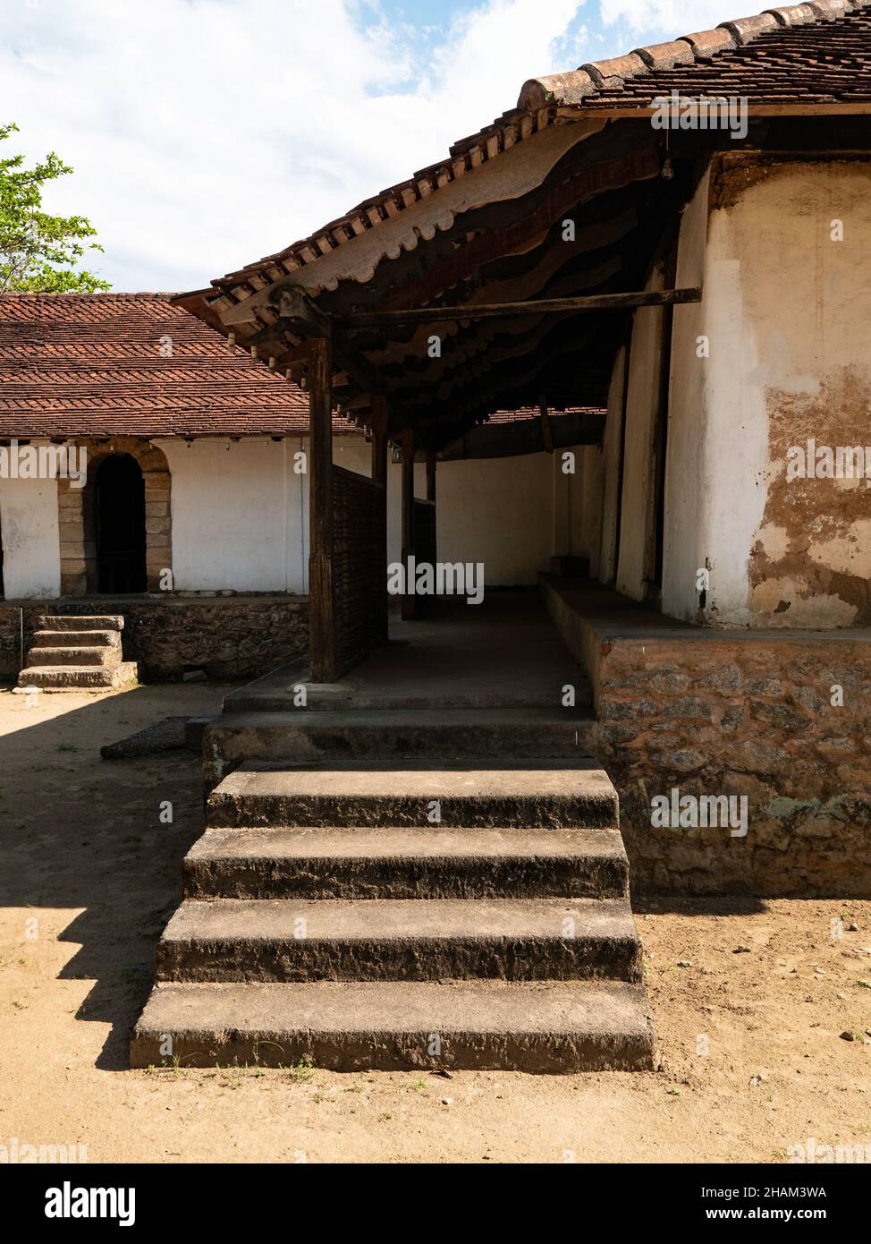 Traditional wood carvings of Embekka Devalaya , Embekka Devalaya was ...