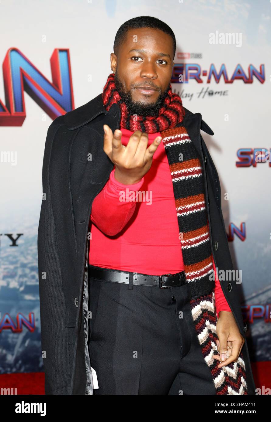 Los Angeles, USA. 13th Dec, 2021. Shameik Moore at the Sony Pictures ...