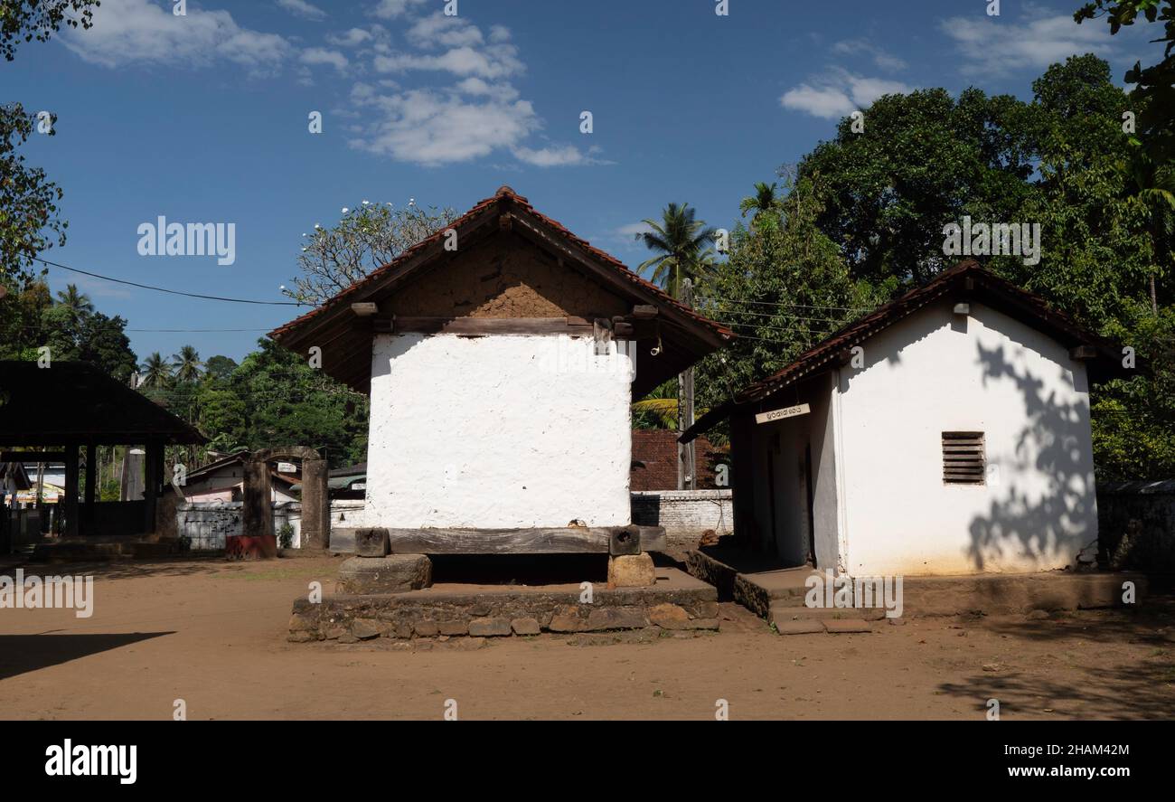 Traditional wood carvings of Embekka Devalaya , Embekka Devalaya was ...