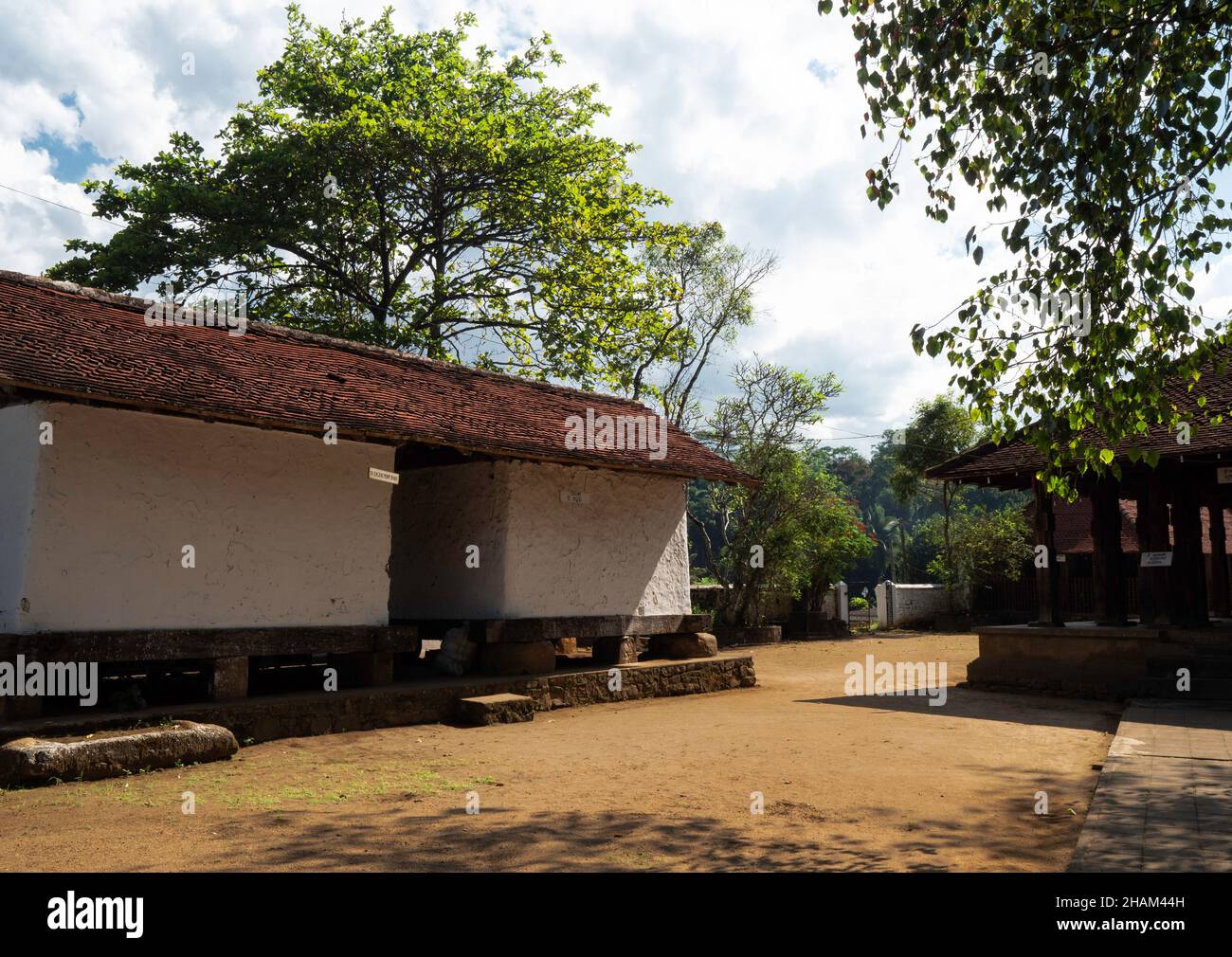 Traditional wood carvings of Embekka Devalaya , Embekka Devalaya was ...