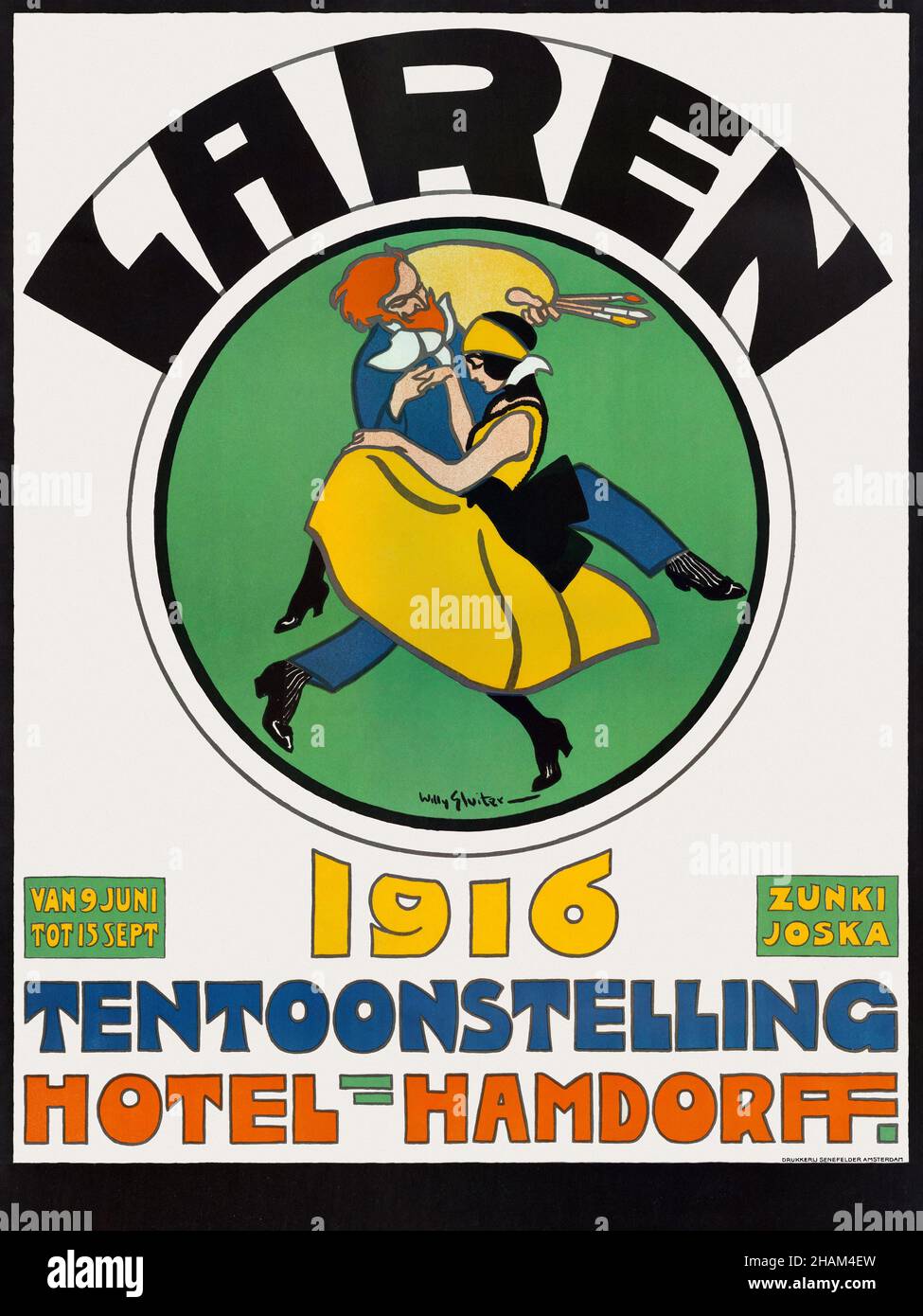 Vintage hotel advert hi-res stock photography and images - Alamy