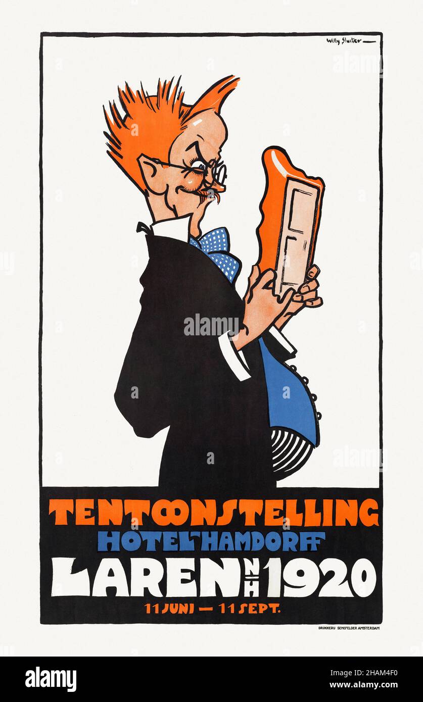 Tentoonstelling Hotel Hamdorff. Laren N-H by Willy Sluiter (Jan Willem ...