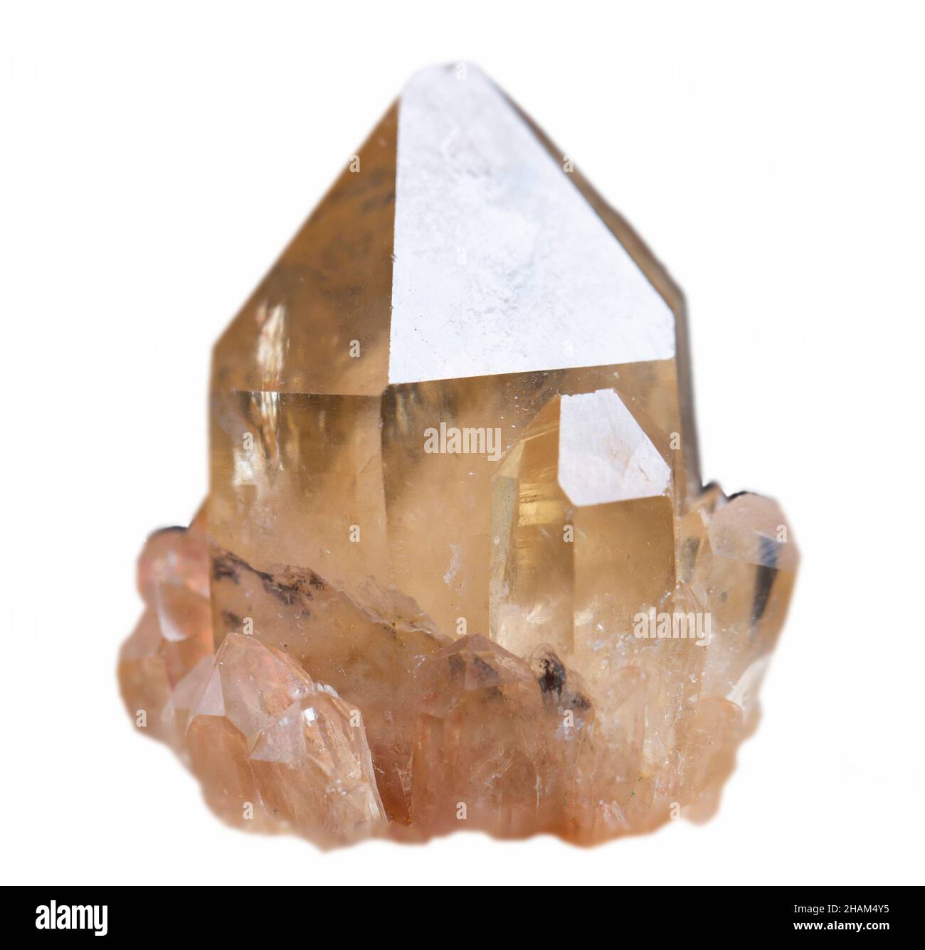 citrine mineral specimen stone rock geology gem crystal Stock Photo - Alamy