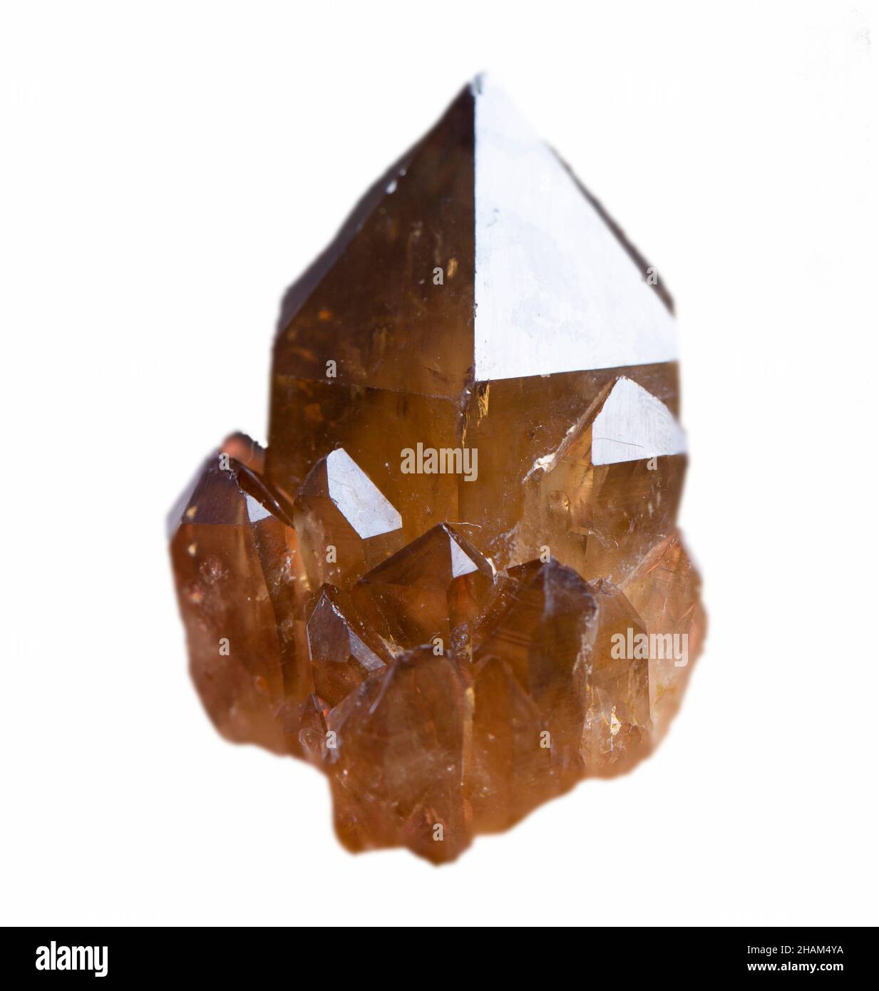Citrine crystal Cut Out Stock Images & Pictures - Alamy