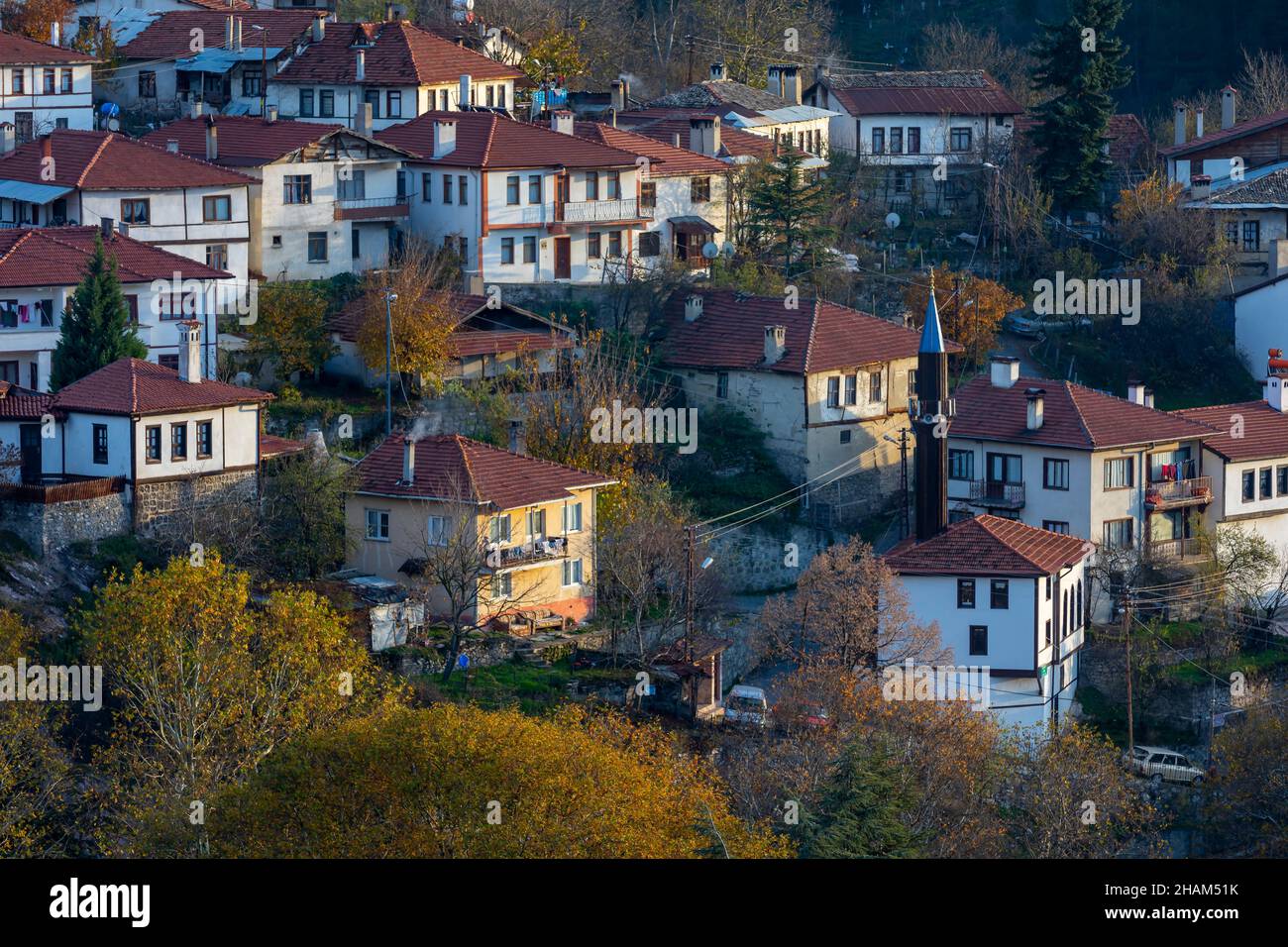 Bolu's beautiful district is a view of Goynuk and historical Ottoman ...