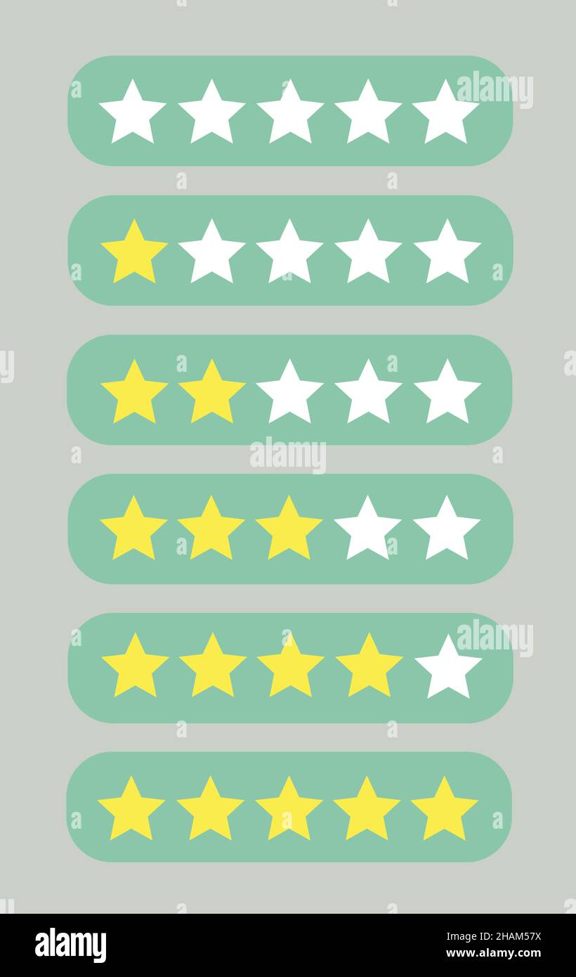 Star rating icon set vector illustration eps10. Isolated badge for ...