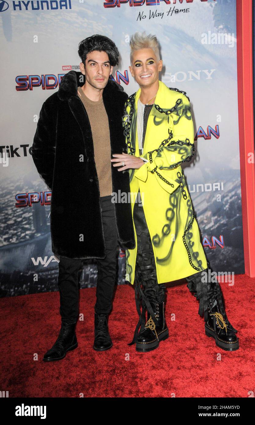 Los Angeles, CA. 13th Dec, 2021. Frankie Grande, Hale Leon at arrivals ...