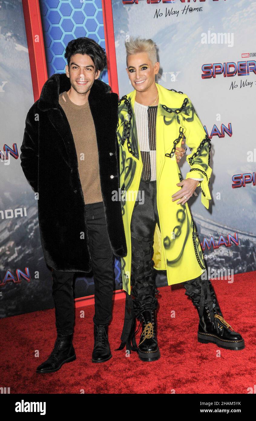 Los Angeles, CA. 13th Dec, 2021. Frankie Grande, Hale Leon at arrivals ...