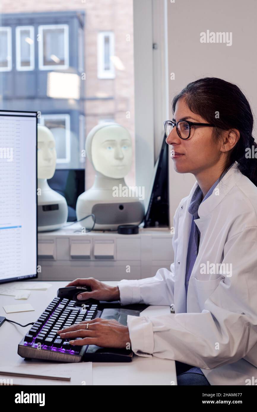 Scientist research computer keyboard hi-res stock photography and ...