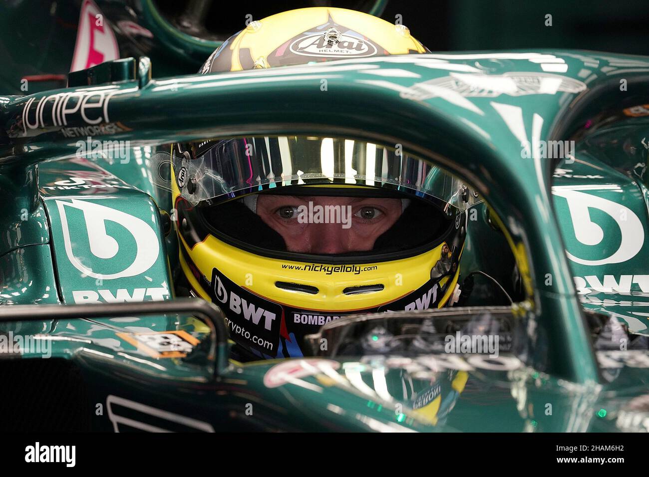 14.12.2021, Yas Marina Circuit, Abu Dhabi, Formula 1 test drives, in ...