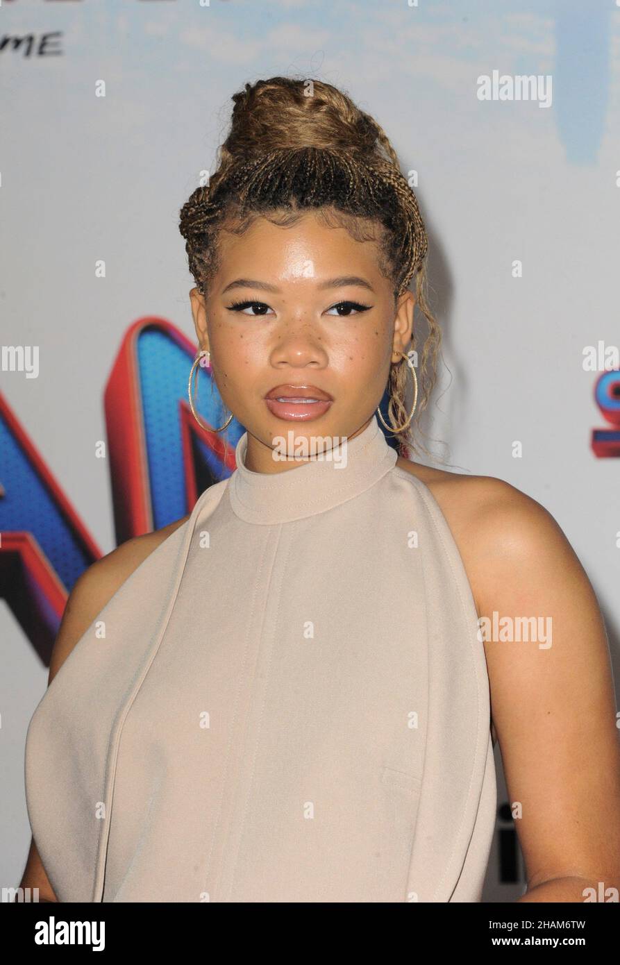 Los Angeles, CA. 13th Dec, 2021. Storm Reid at arrivals for SPIDER-MAN ...
