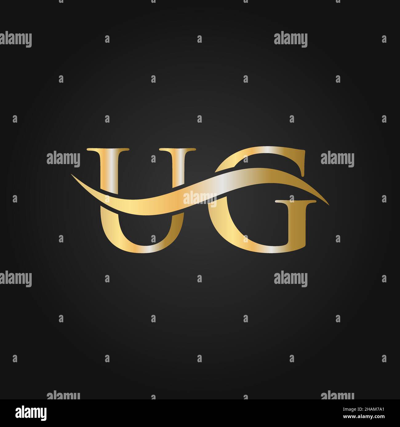 Letter UG Logo Design Template. UG, U G Letter Logo Modern, Flat ...